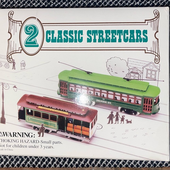 Other | 2 Classic Streetcars San Francisco Cable Car And Desire Street ...